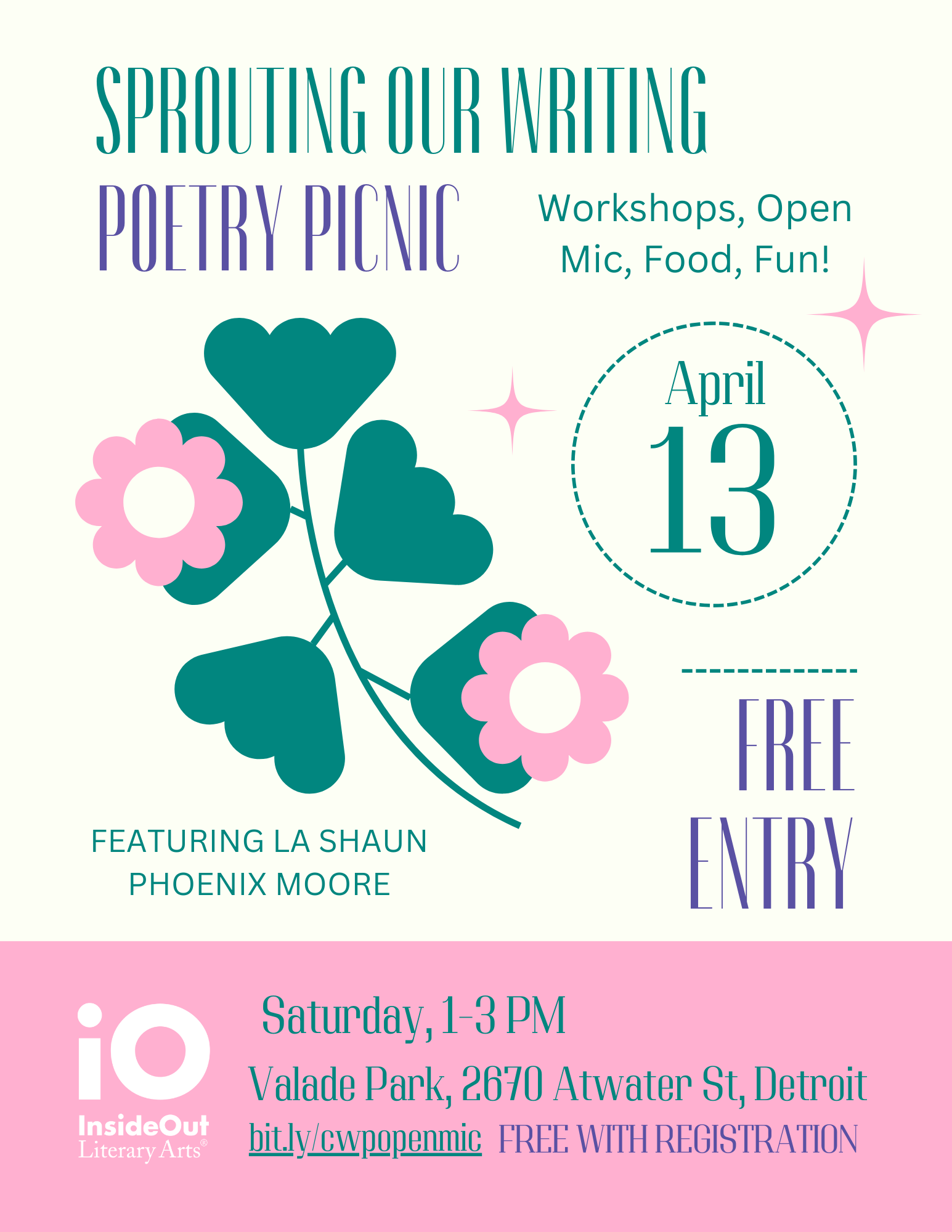 Sprouting Our Writing Poetry Picnic • InsideOut Literary Arts
