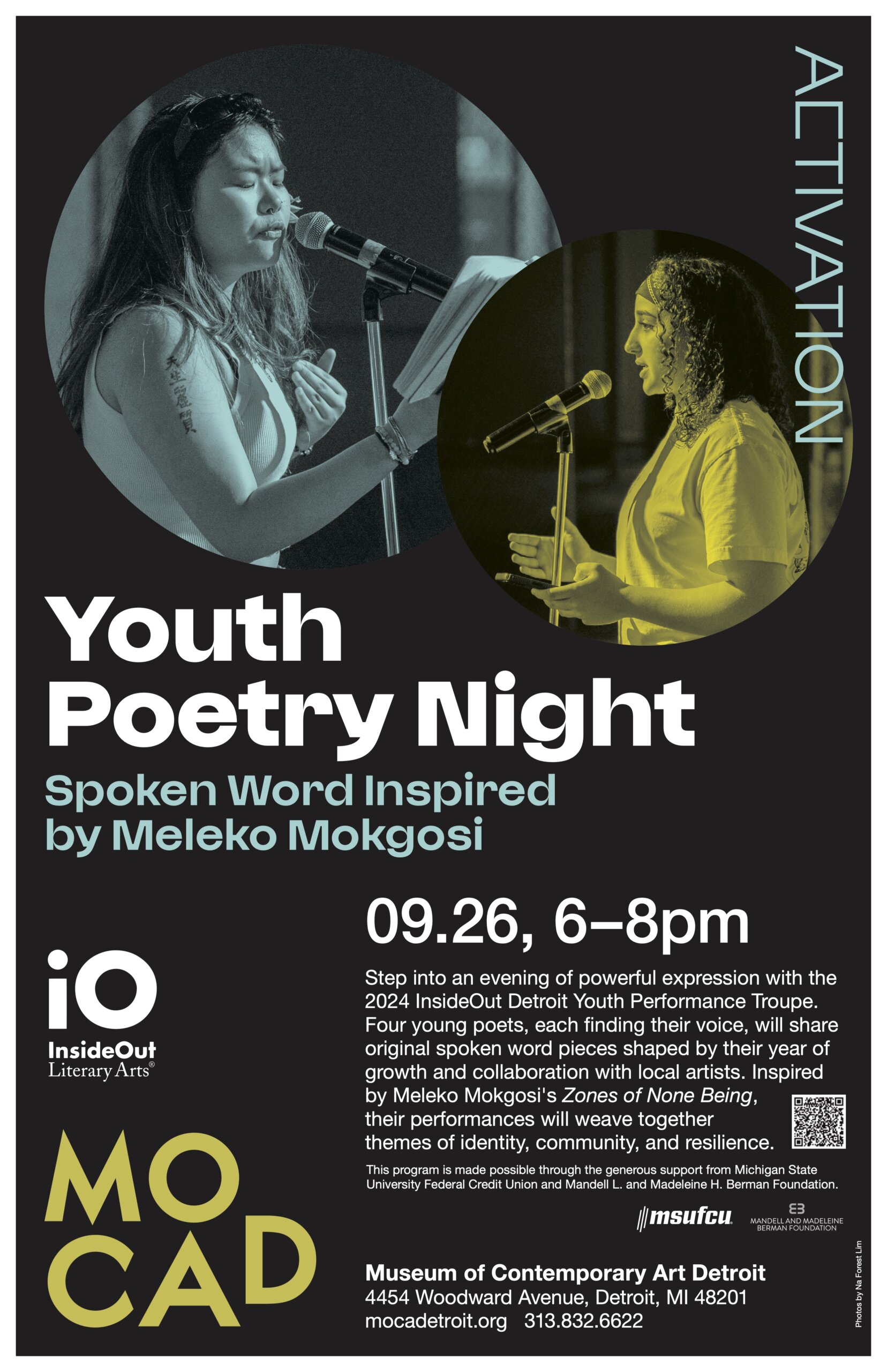Youth Poetry Night: Spoken Word Inspired by Meleko Mokgosi • InsideOut ...